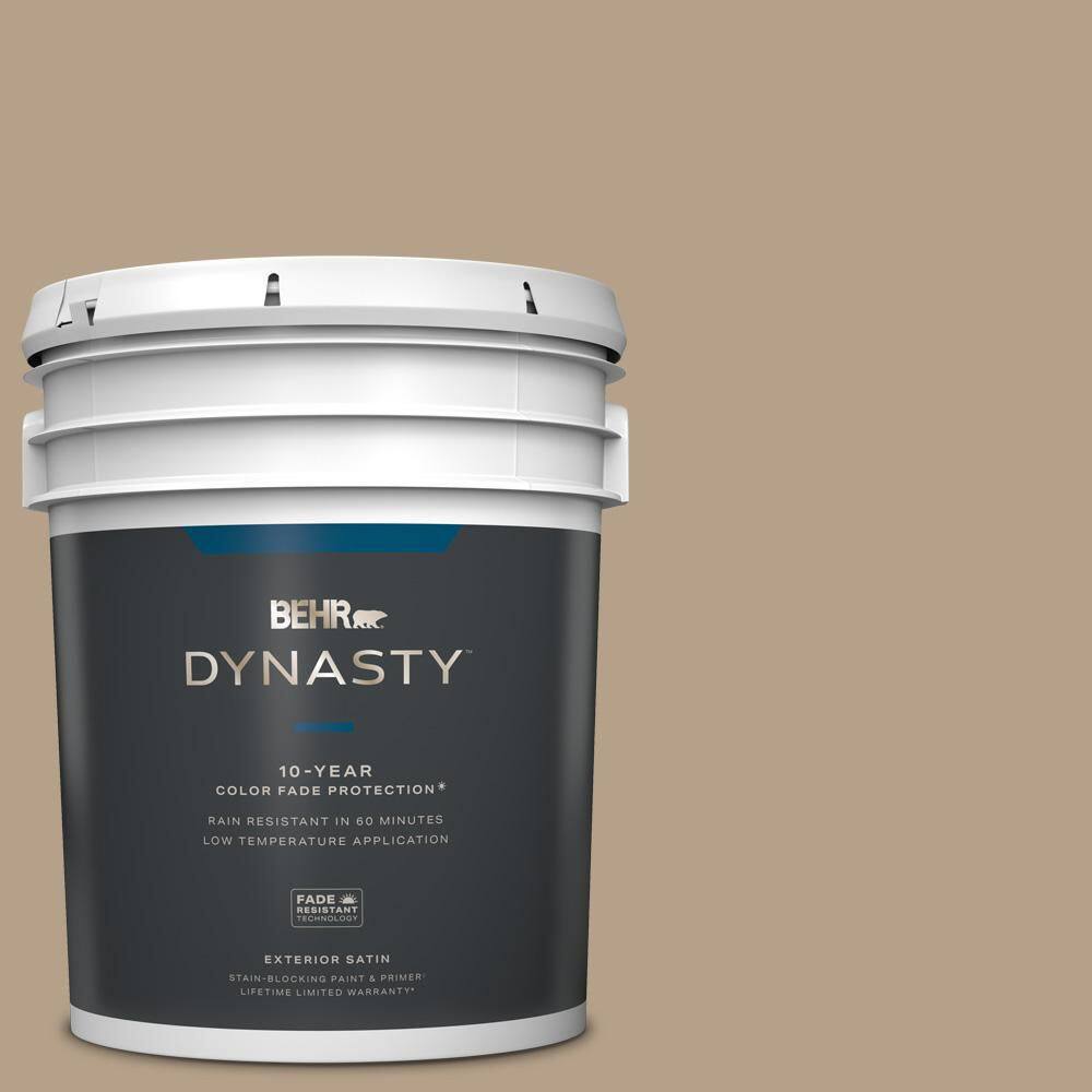 BEHR DYNASTY 5 gal. #MQ2-47 Midtown Satin Enamel Exterior Stain ...