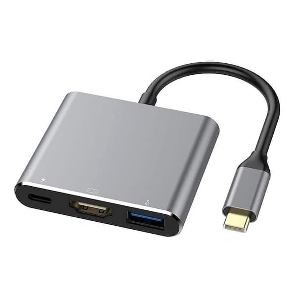 Lukyamzn 5-Port USB Hub Multiport Adapter with USB 3.0 Dual Slot Flash ...