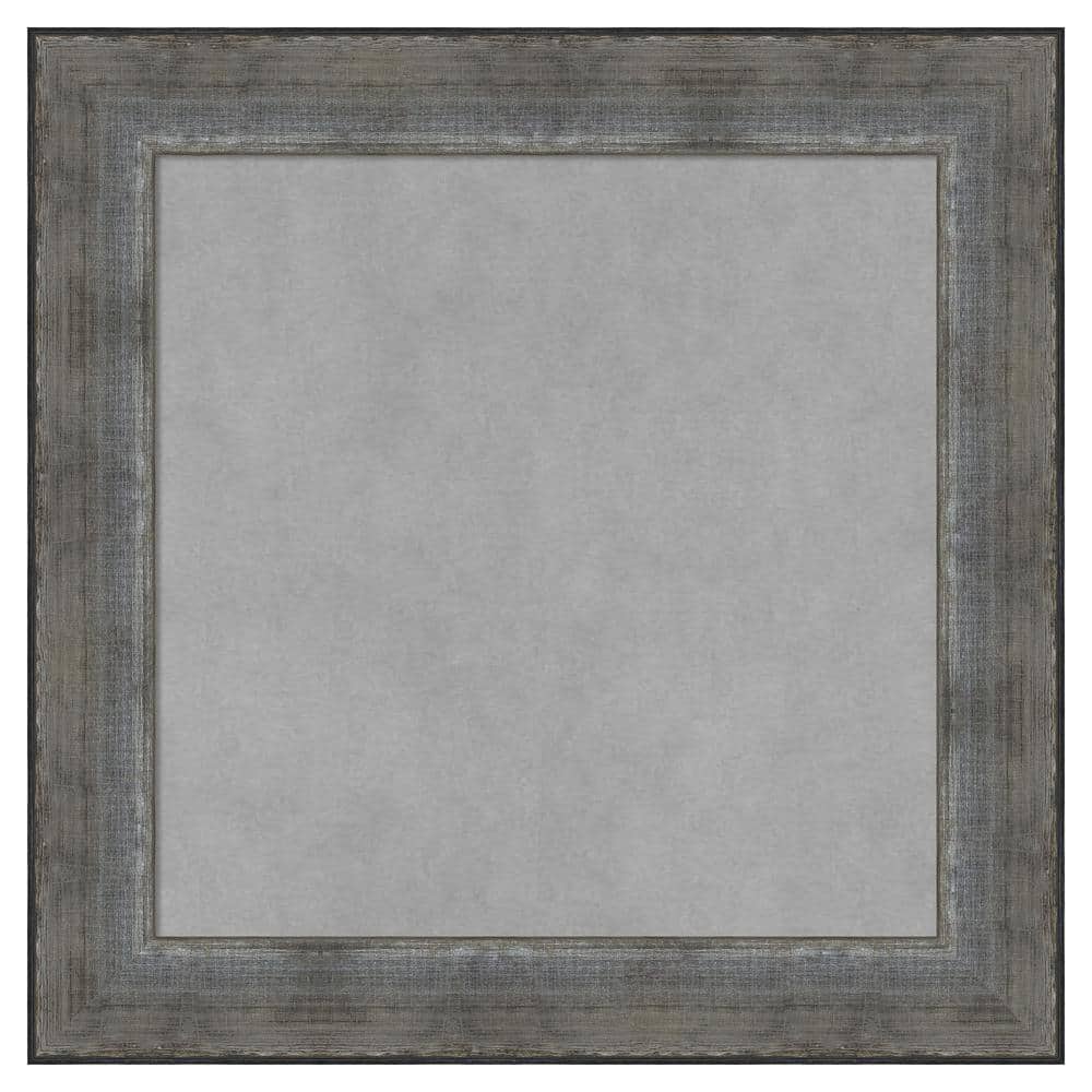 Amanti Art Forged Pewter 20 in. x 20 in. Framed Magnetic Board ...