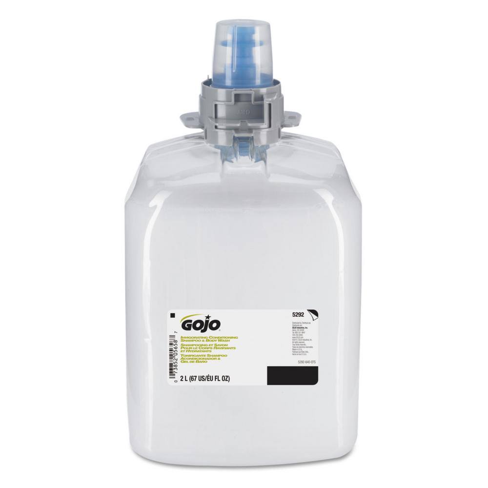 GoJo 2,000 ml Refill Invigorating 3-in-1 Shampoo and Body Wash ...