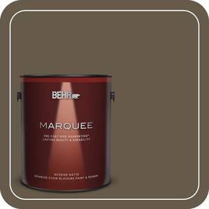 BEHR MARQUEE 1 gal. #740D-7 Frontier Shadow Flat Exterior Paint ...