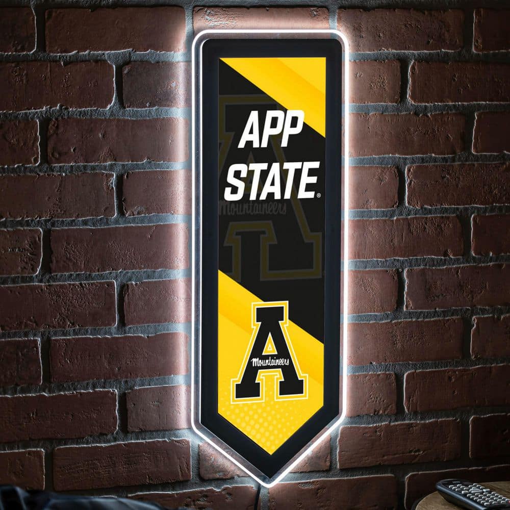 Evergreen Appalachian State University Pennant 9 in. x 23 in. Plug-in ...