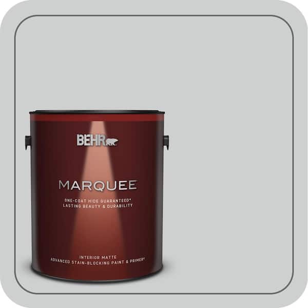 BEHR MARQUEE 1 gal. #PPH-43 Gray Pearl Matte Interior Paint & Primer ...