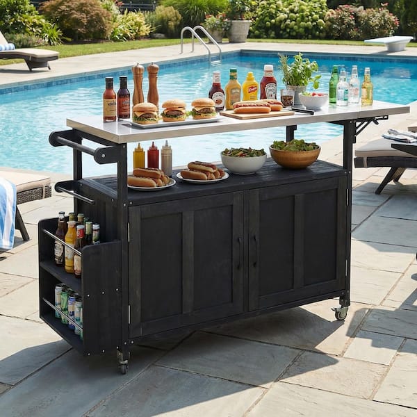 Reviews for CHRISTOPHER KNIGHT HOME Land Brown Wood+Metal Patio Outdoor ...