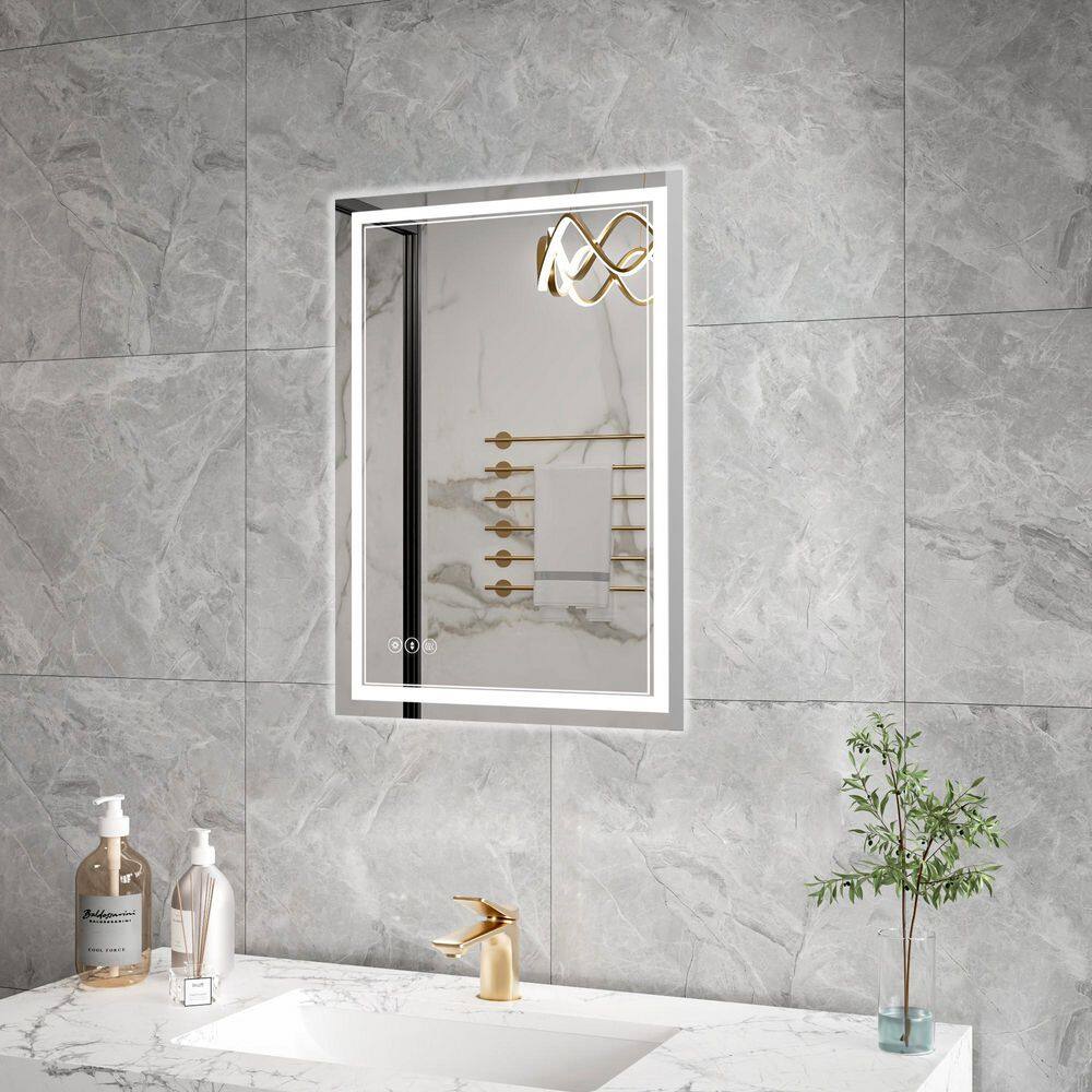 Reviews for AZDHOME AZD 20 in. W x 28 in. H Rectangular Frameless LED ...