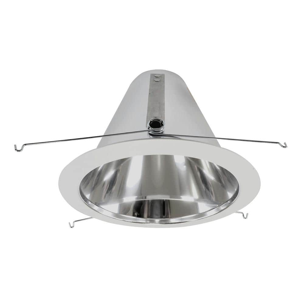 NICOR 6 in. Clear Reflector Recessed Cone with White Trim 17552A - The ...