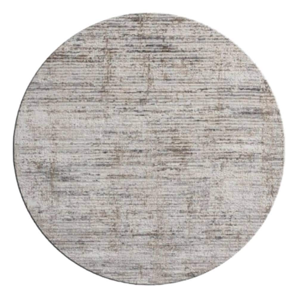 KALATY 10 ft. Round Grey Lumina Western Area Rug LM-034 R10 - The Home ...