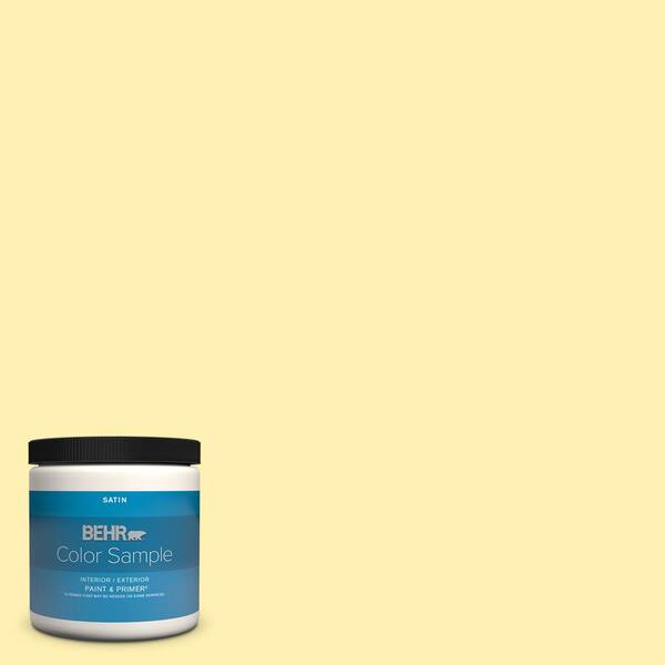 BEHR PREMIUM PLUS 8 oz. #P310-3 Firefly Satin Enamel Interior/Exterior ...