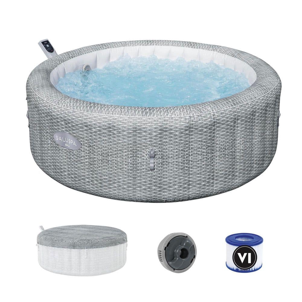 Bestway SaluSpa Bali 6-Person 140 Jets and 120V Smart Air Jet ...