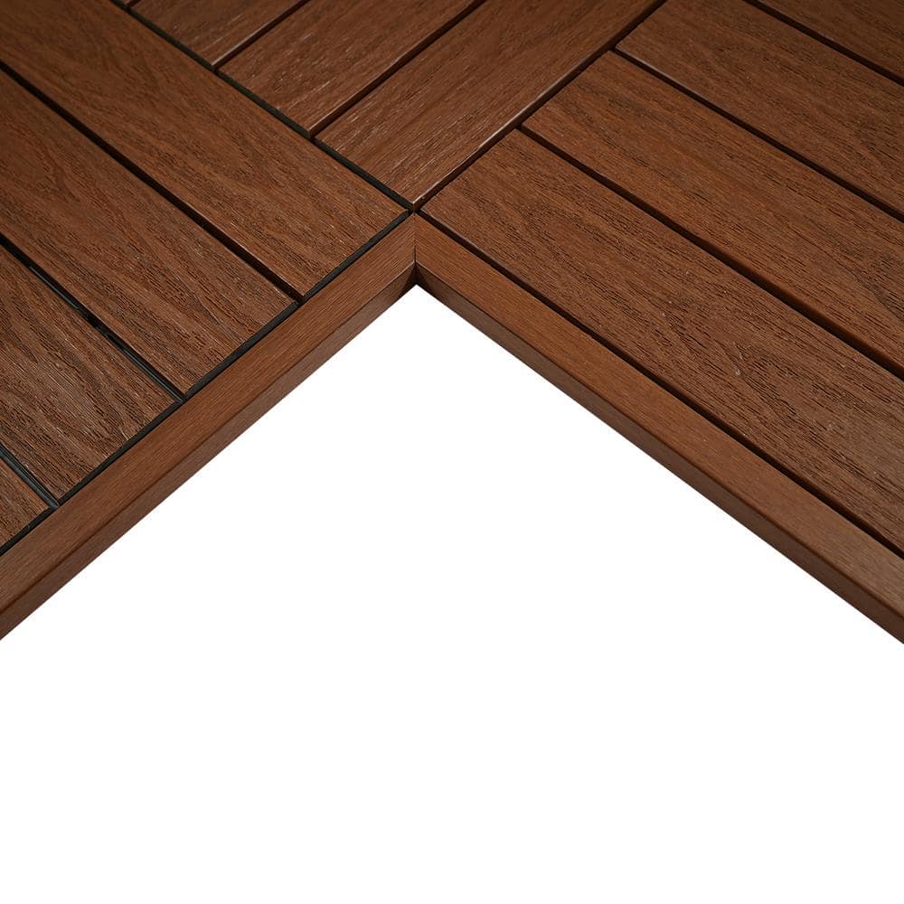 NewTechWood 1/12 ft. x 1 ft. Quick Deck Composite Deck Tile Inside ...