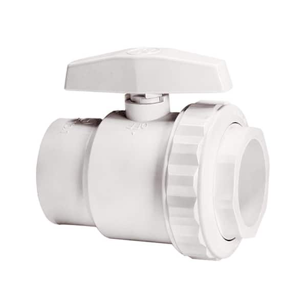 HAYWARD 1/2 in. SKT PVC 2-Way Ball Valve SP0722S - The Home Depot