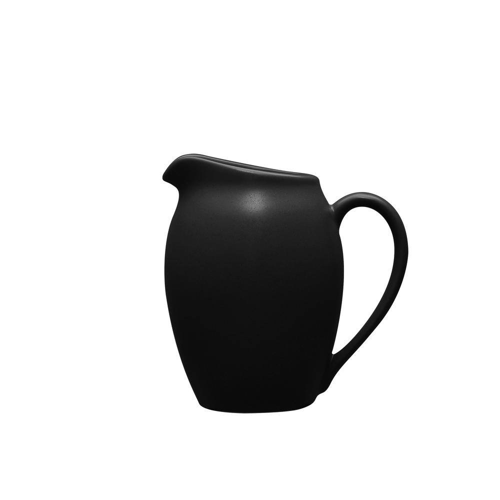 Noritake Colorwave Graphite Black Stoneware Creamer 11 oz. 8034-425 ... Noritake Colorwave Graphite Black Stoneware Creamer 11 oz. 8034-425 ...
