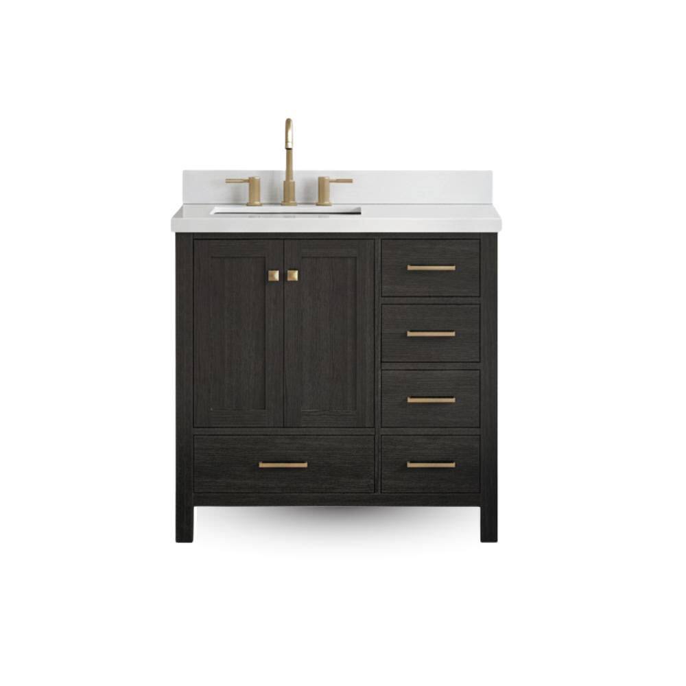 Reviews for ARIEL Cambridge 37 in. W x 22 in. D x 36 in. H Single Sink ...