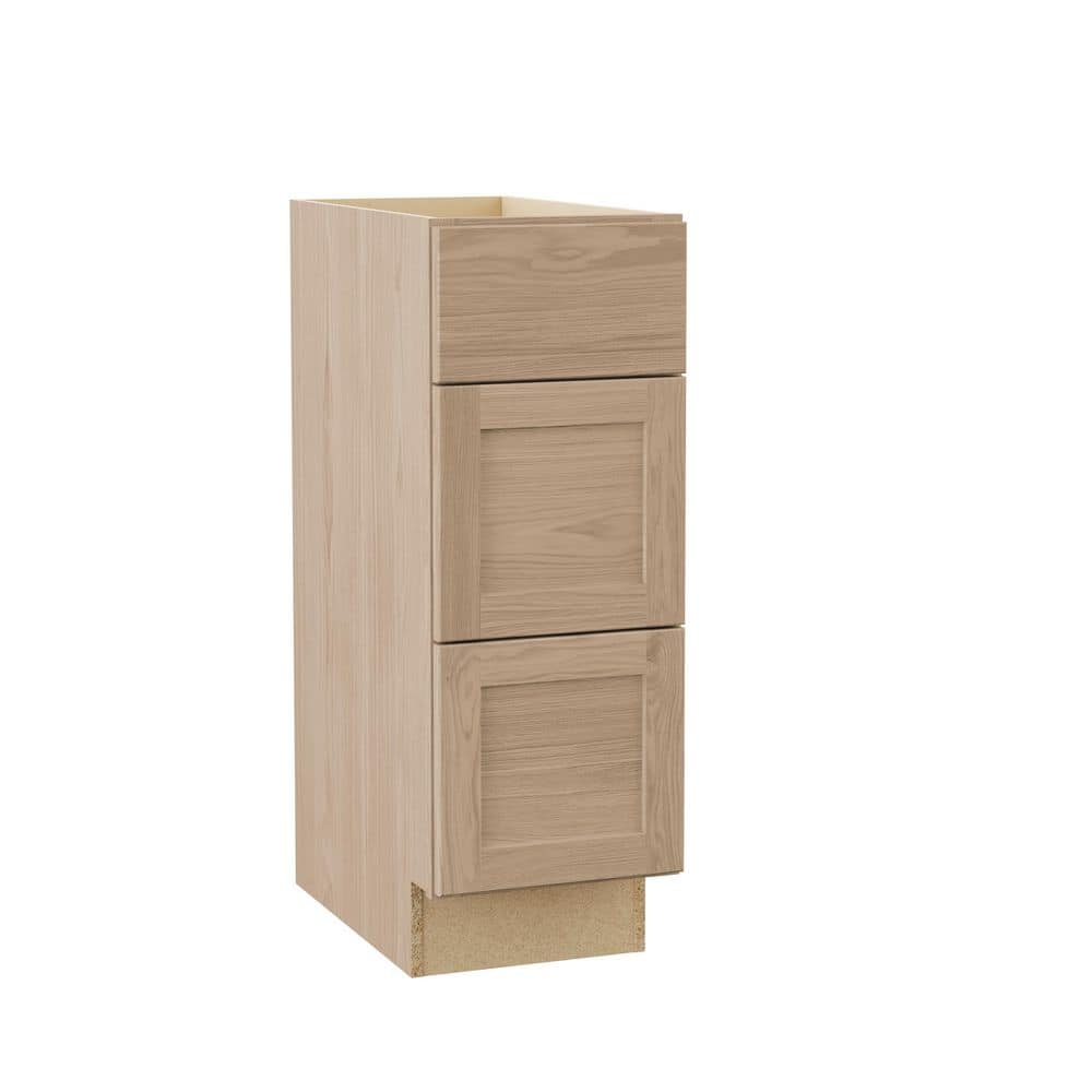 Hampton Bay Sinclair 12 in. W x 21 in. D x 34.5 in. H Assembled 3-Bath ...