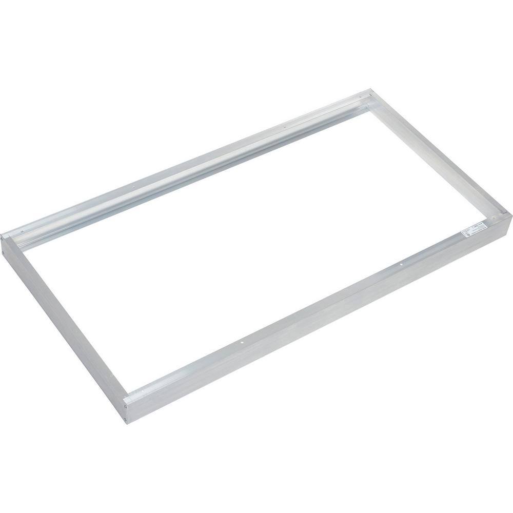eSenLite 2 ft. x 4 ft. LED Ceiling Light Universal Surface Mounting ...