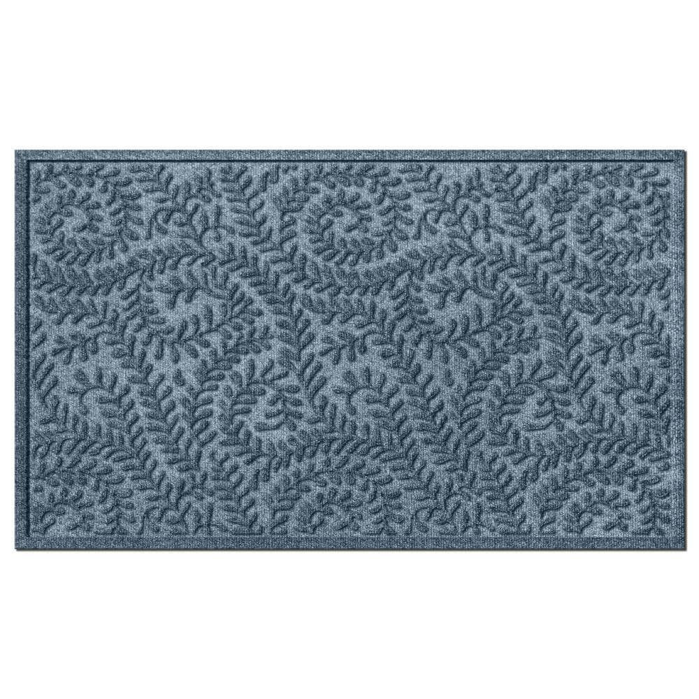 Bungalow Flooring WaterHog Boxwood Bluestone 35 in. x 59 in. PET ...