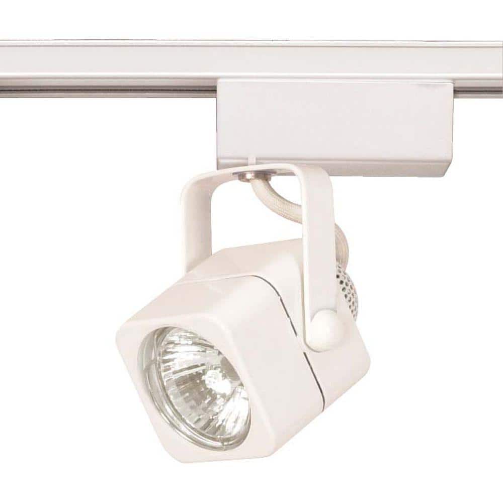 SATCO 1-Light MR16 12-Volt White Square Track Lighting Head TH232 - The ...