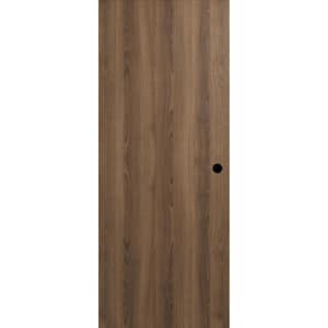 Belldinni Optima 28 in. x 96 in. Left-Handed Pecan Nutwood Composite ...