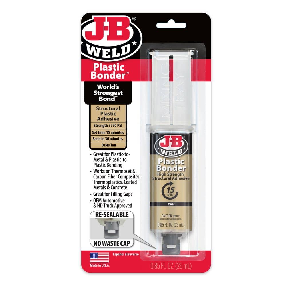 J-B Weld 0.85 oz. Plastic Bonder Liquid Epoxy (24-Pack) 50133-24 - The ...