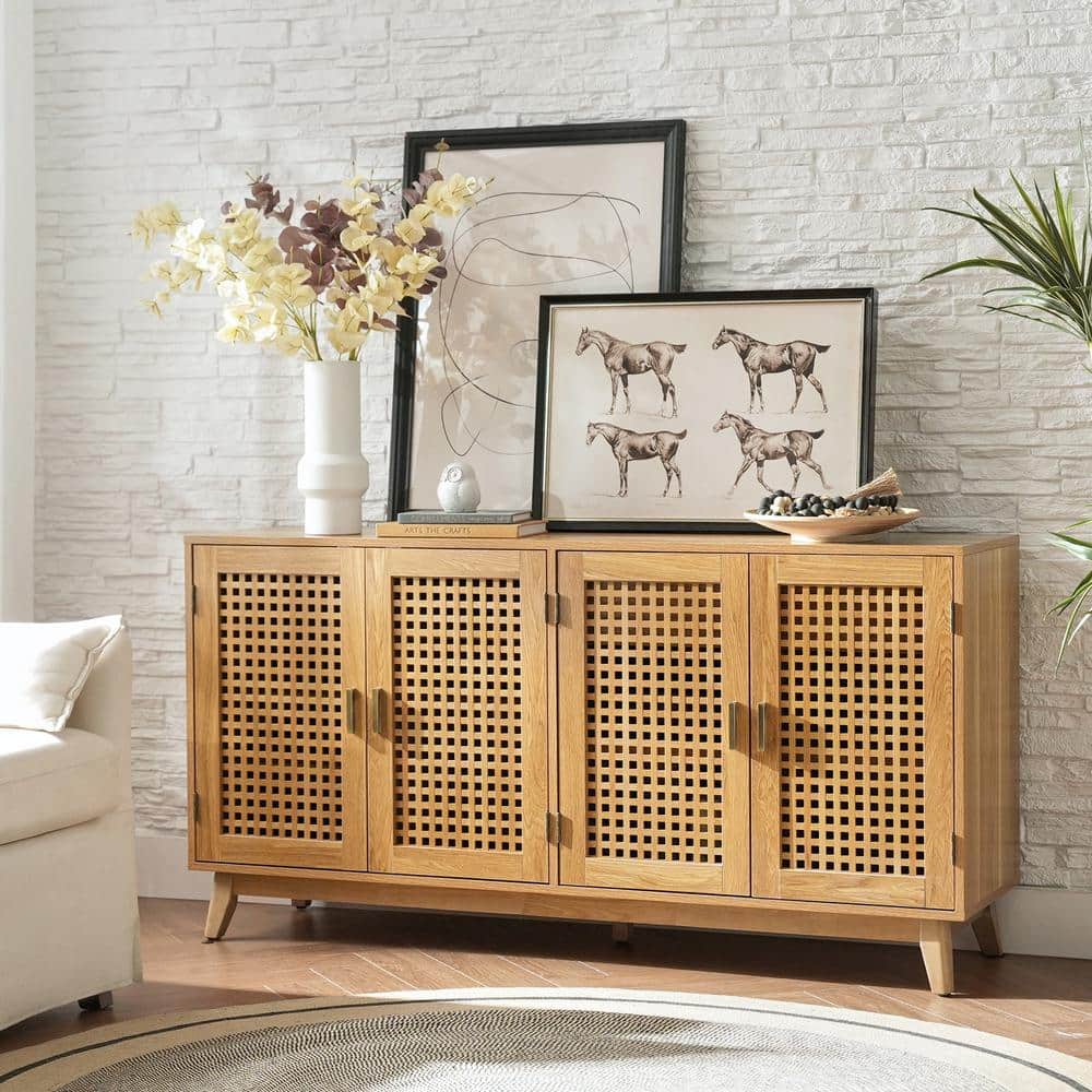 Have a question about JAYDEN CREATION Eric Walnut Comtemperary 58 in. W ...