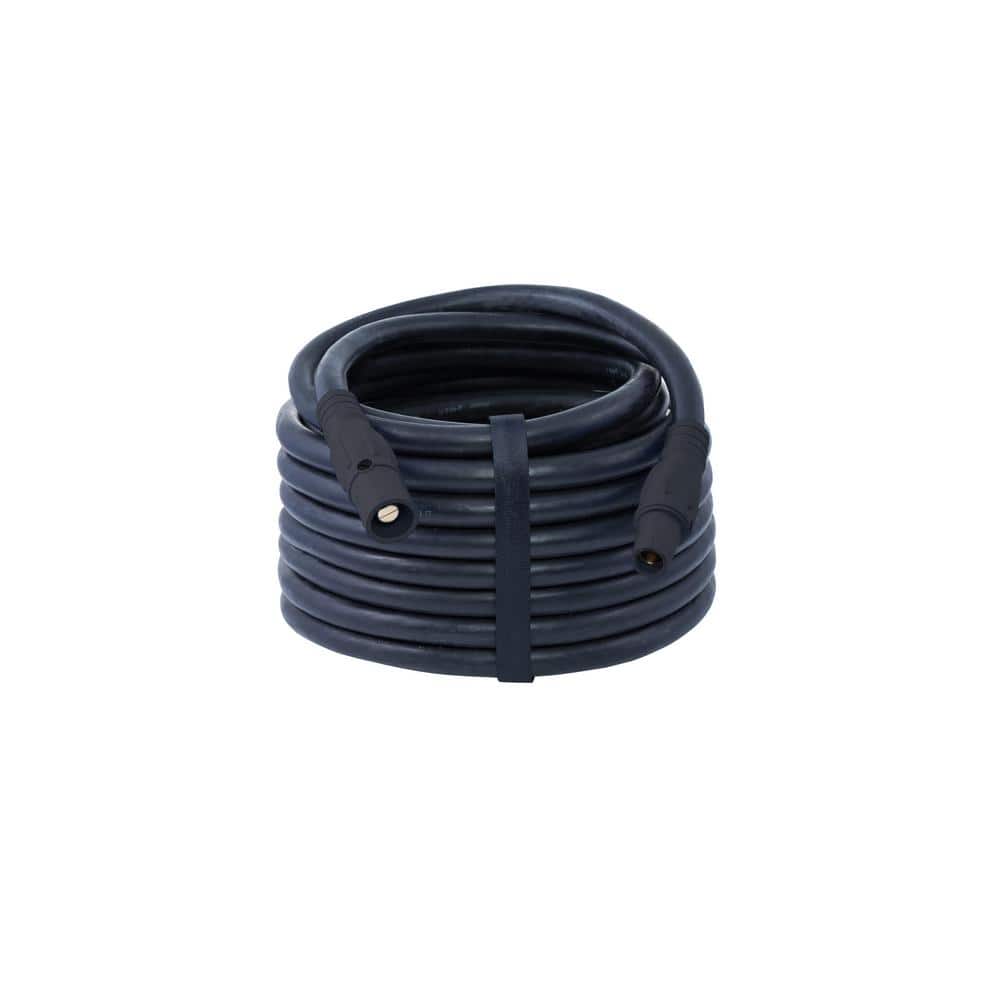 POWER ASSEMBLIES 50 ft. 4/0 AWG Type W 400 Amp 600-Volt Black Series 16 ...