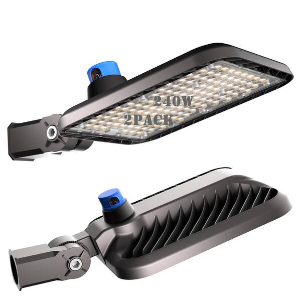 bulbeats 36000 Lumens Dusk to Dawn 240-Watt LED Parking Lot Light ...