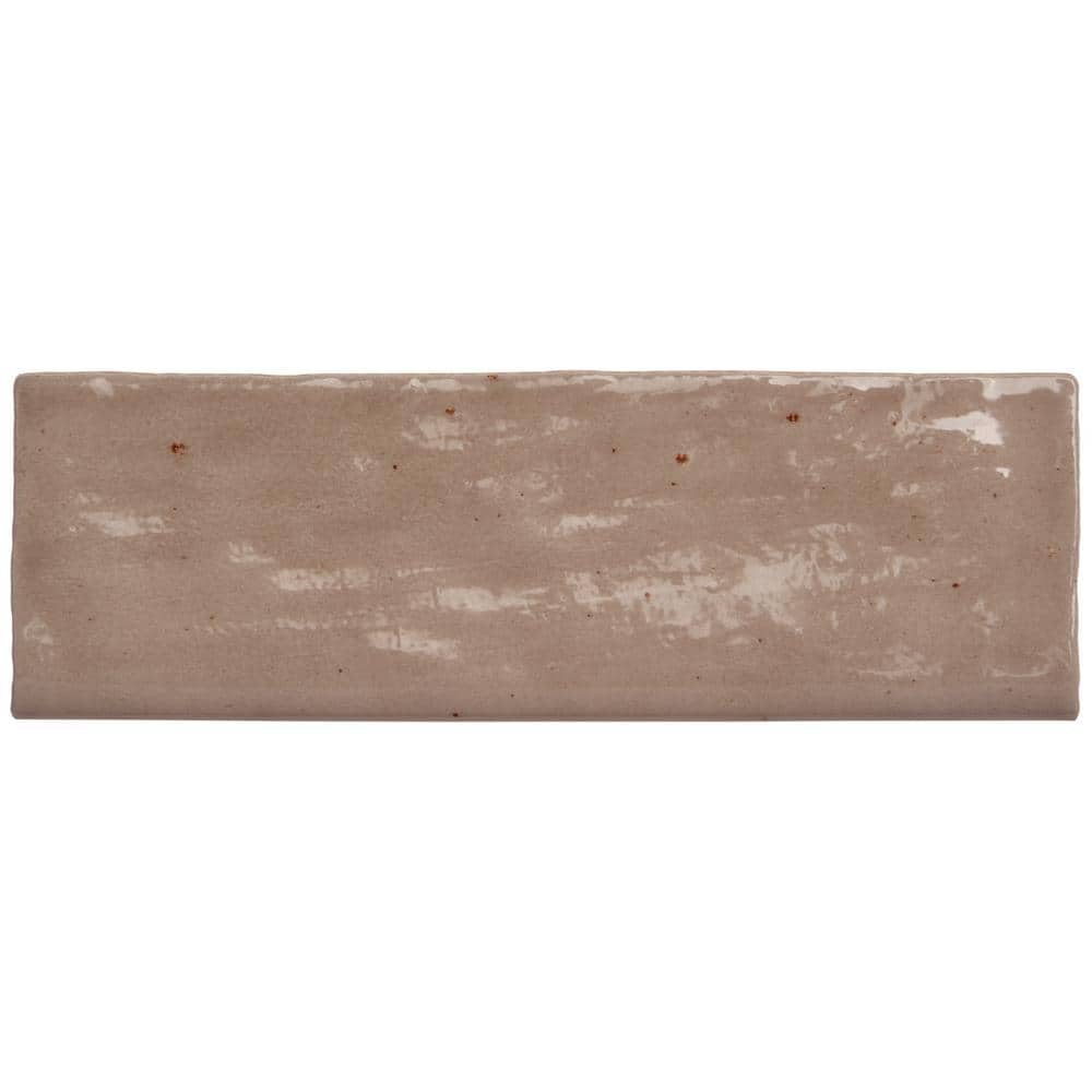 Ivy Hill Tile Kingston Taupe 2.55 in. x 7.87 in. Glazed Ceramic ...