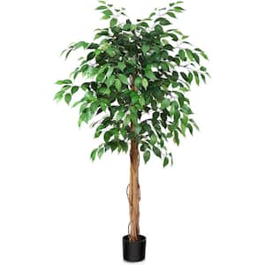 Cubilan 4 ft. Artificial Ficus Tree DJNP920 - The Home Depot