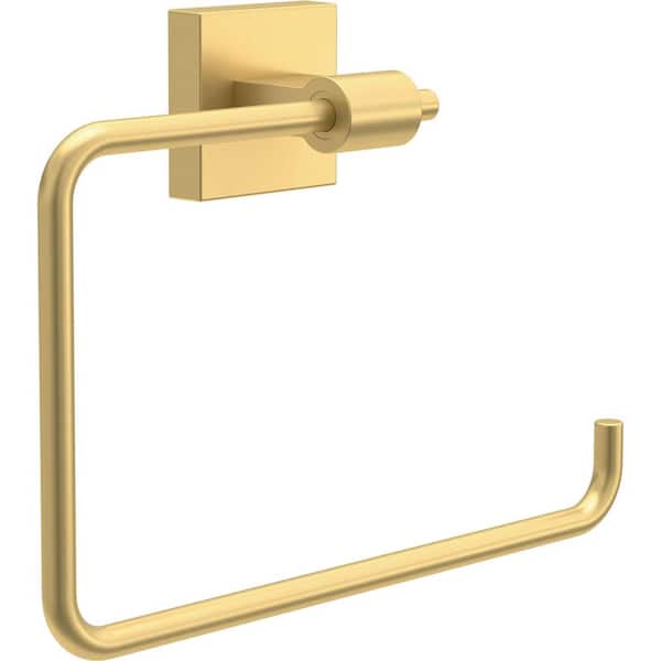 Franklin Brass (1-Pack) Maxted Wall Mounted Square Open Towel Ring Bath ...