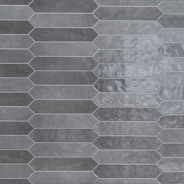 MSI Lakeview Storm Picket 2.5 in. x 13 in. Glossy Ceramic Wall Tile (12 ...