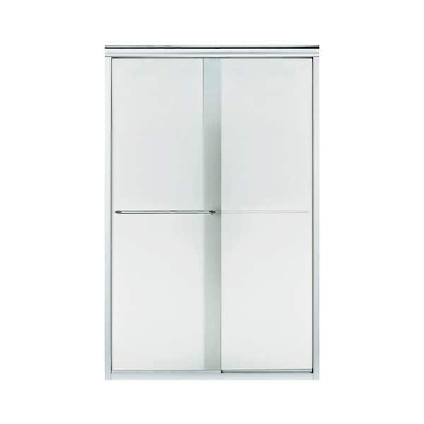 STERLING Finesse 47-5/8 in. x 70-1/16 in. Semi-Frameless Sliding Shower ...