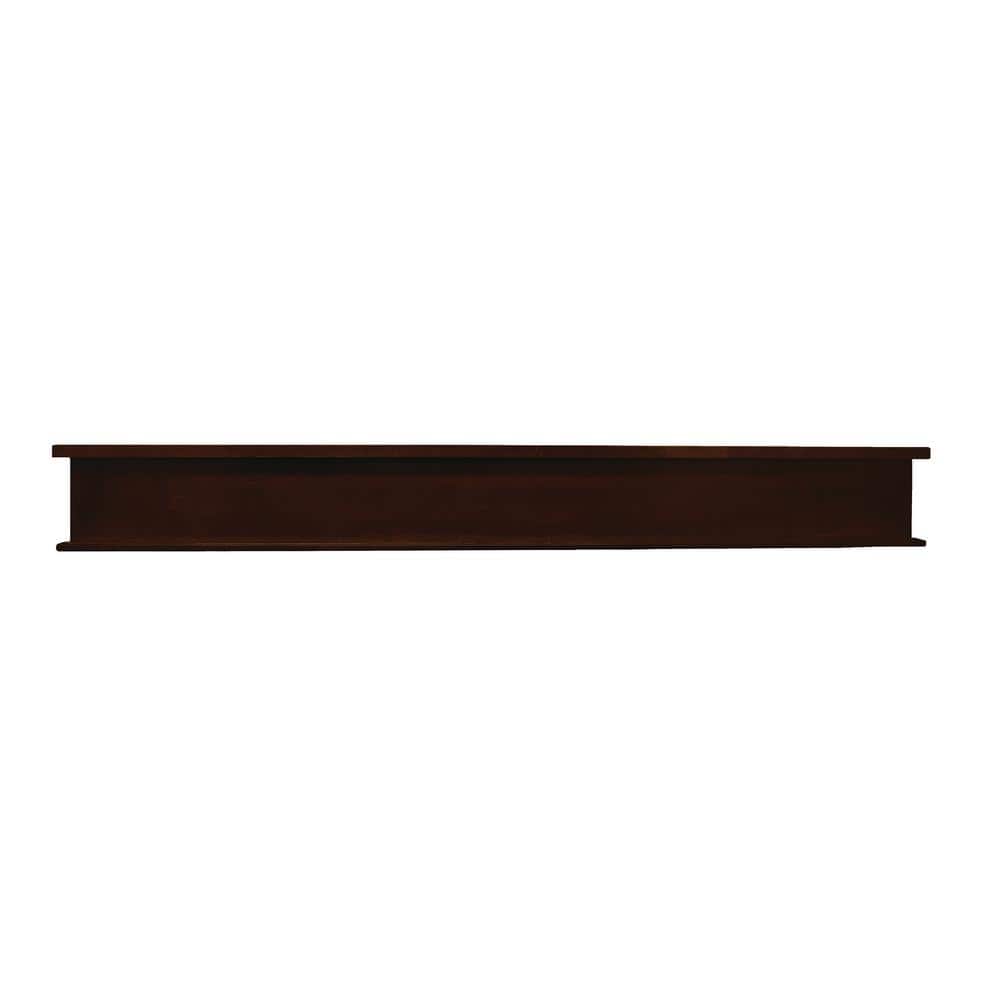 HOUSE OF FARA 1/4 in. D x 4-1/4 in. W x 40-1/16 in. L Stained Poplar ...