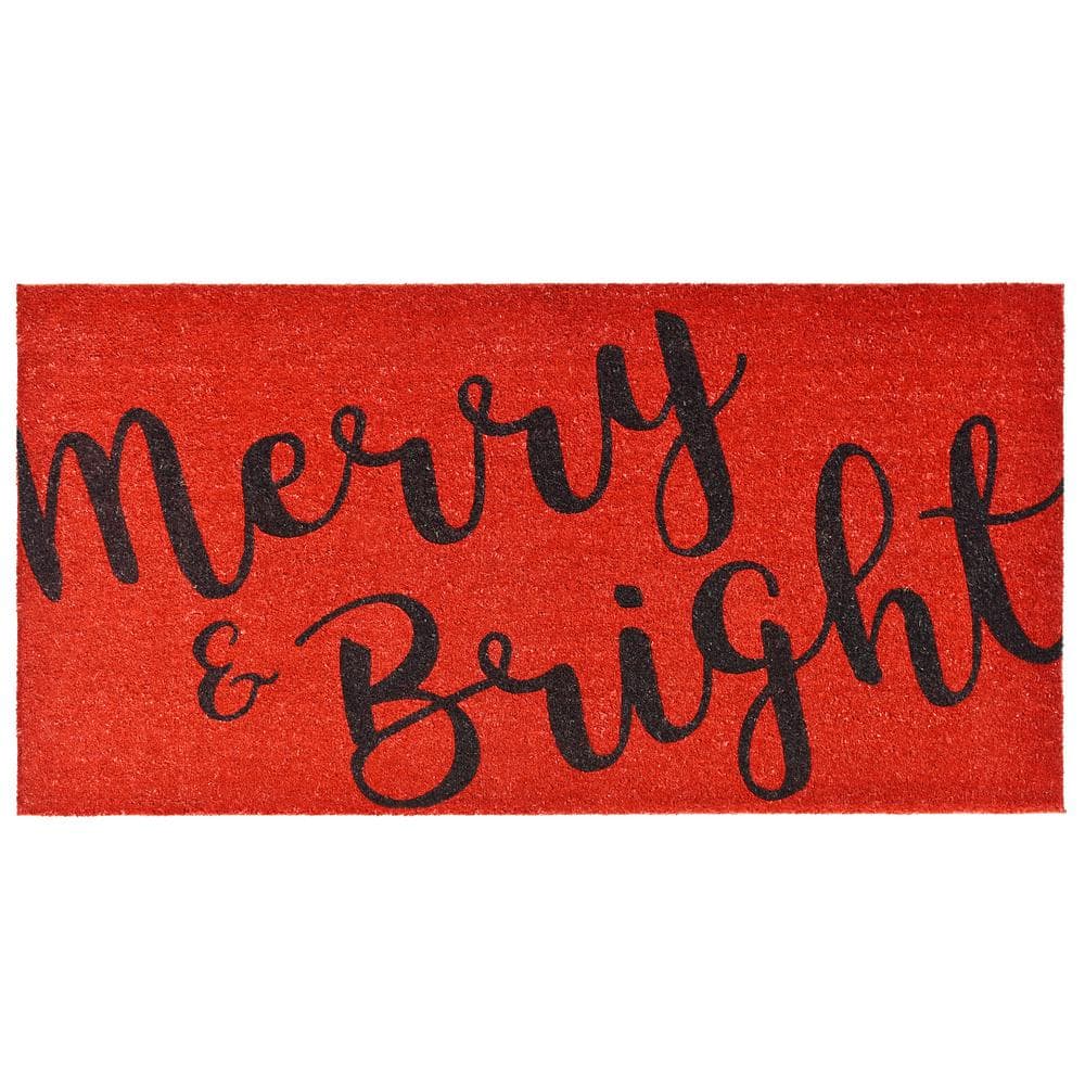 Calloway Mills 30 in. x 48 in. Merry and Bright Door Mat 104973048 ...