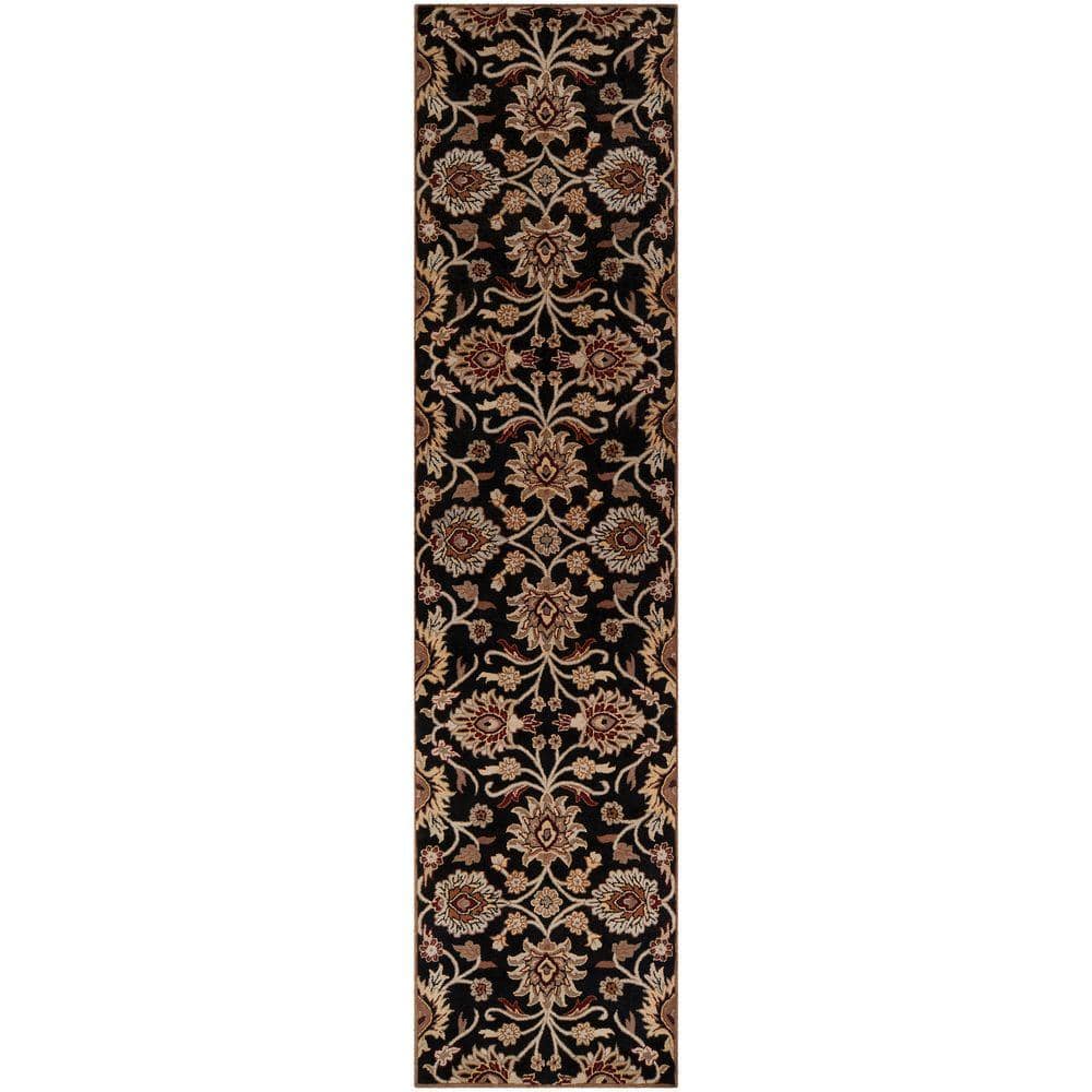 Livabliss Artes Maroon 3 ft. x 12 ft. Runner Rug Cristal-312 - The Home ...