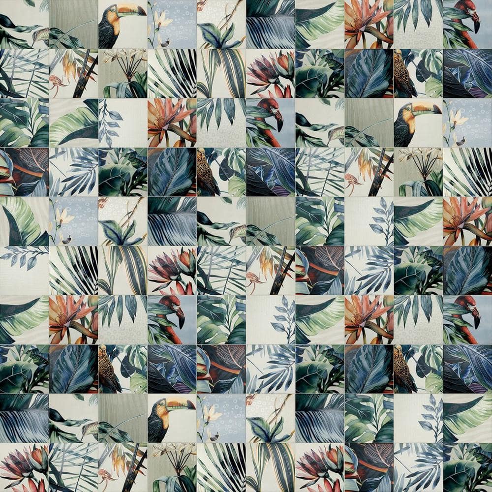 Ivy Hill Tile Angela Harris Native Tikida Decor 7.87 in. x 7.87 in ...