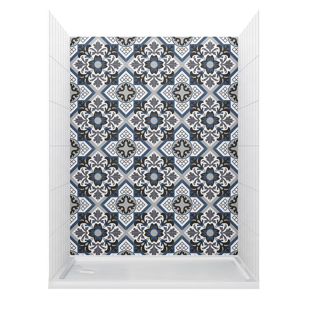 CRAFT + MAIN JETCOAT 60 in. L 36 in. W 78 in. H 2 Piece Alcove Shower ...