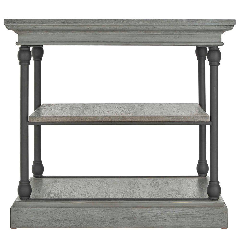 HomeSullivan Manor Drive Grey Side Table 40E296GA-04 - The Home Depot