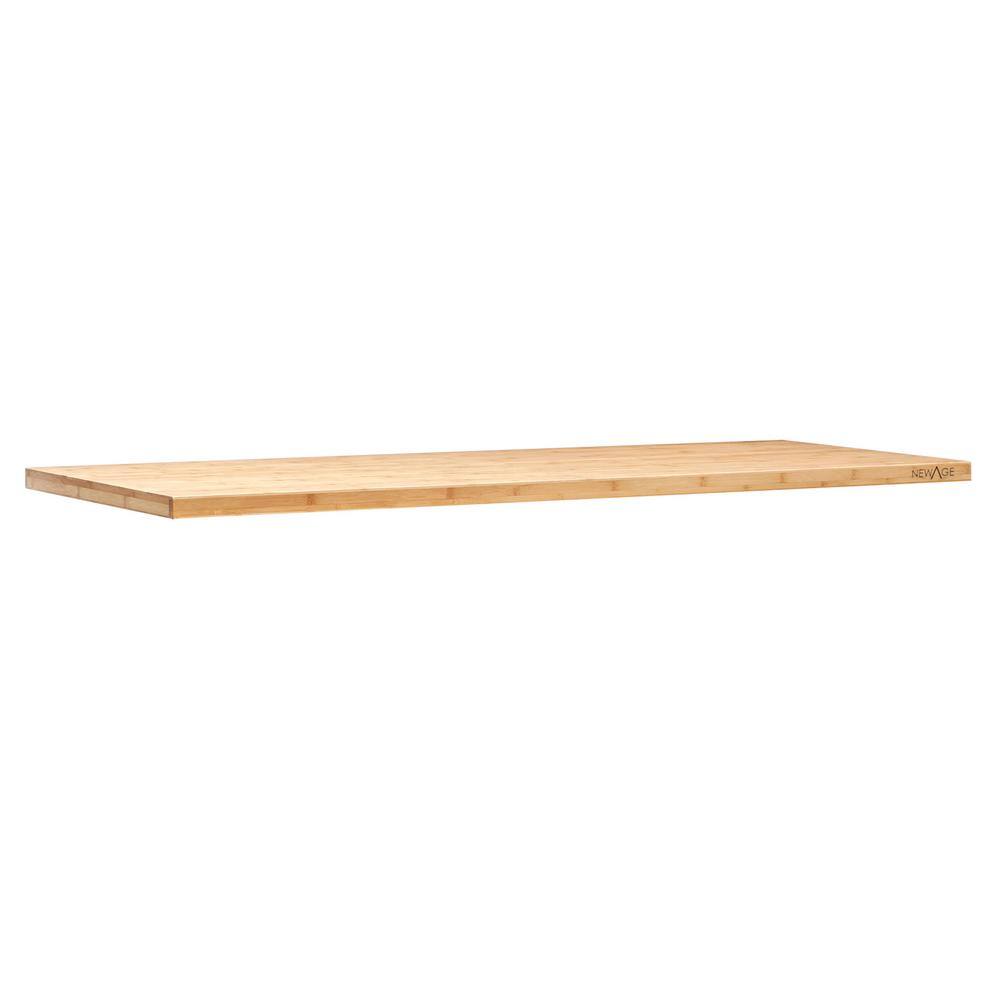 NewAge Products Bold Series 6 ft. Bamboo Workbench Top 36071 - The Home ...