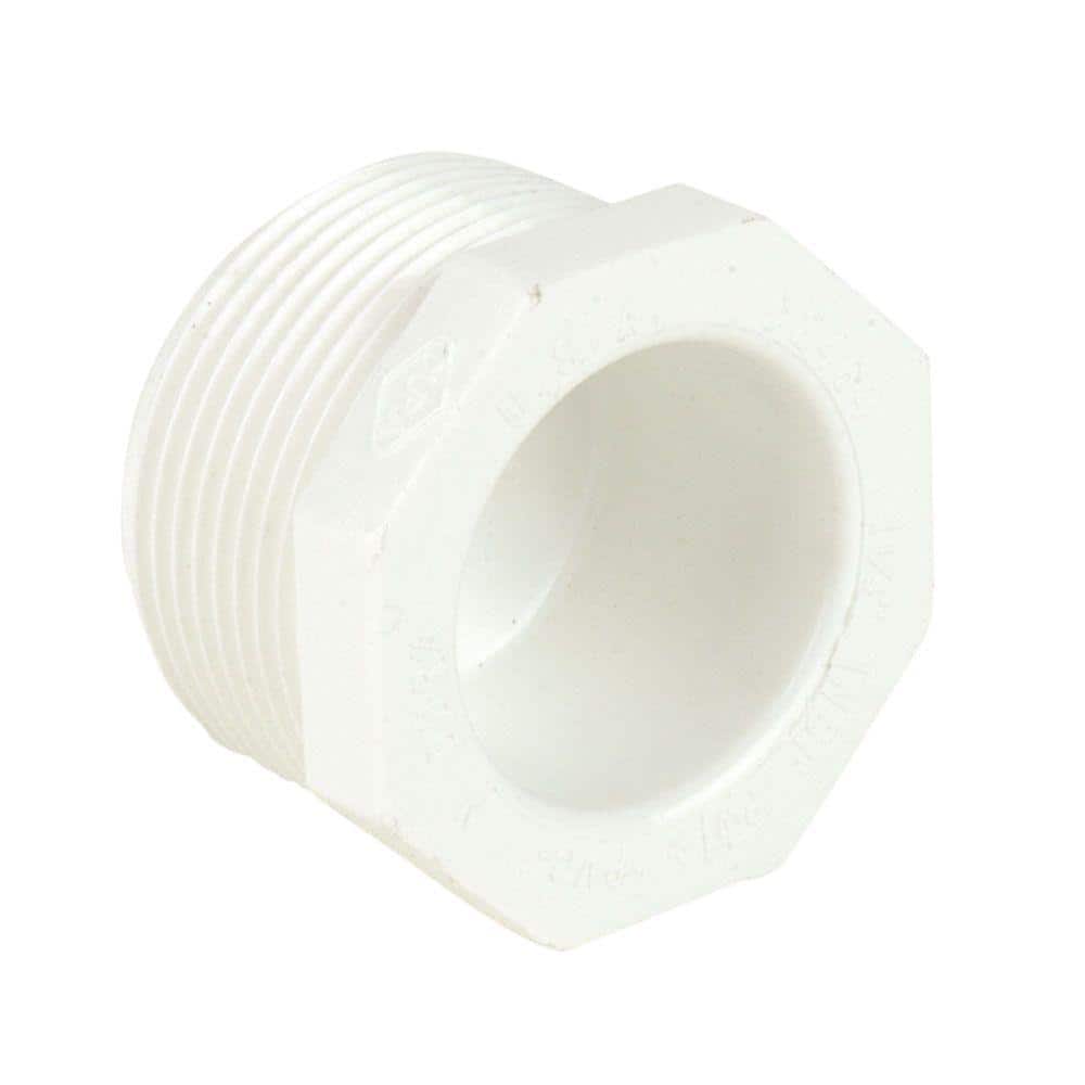 DURA 1-1/2 in. Schedule 40 PVC Plug Fitting U450-015 - The Home Depot