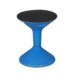 Nyhus Trina Ergonomic Royal Blue Fabric Height Adjustable Seating Stool ...
