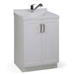 STERLING Latitude 22 in. x 25 in. Vikrell Self-Rimming Utility Sink in ...