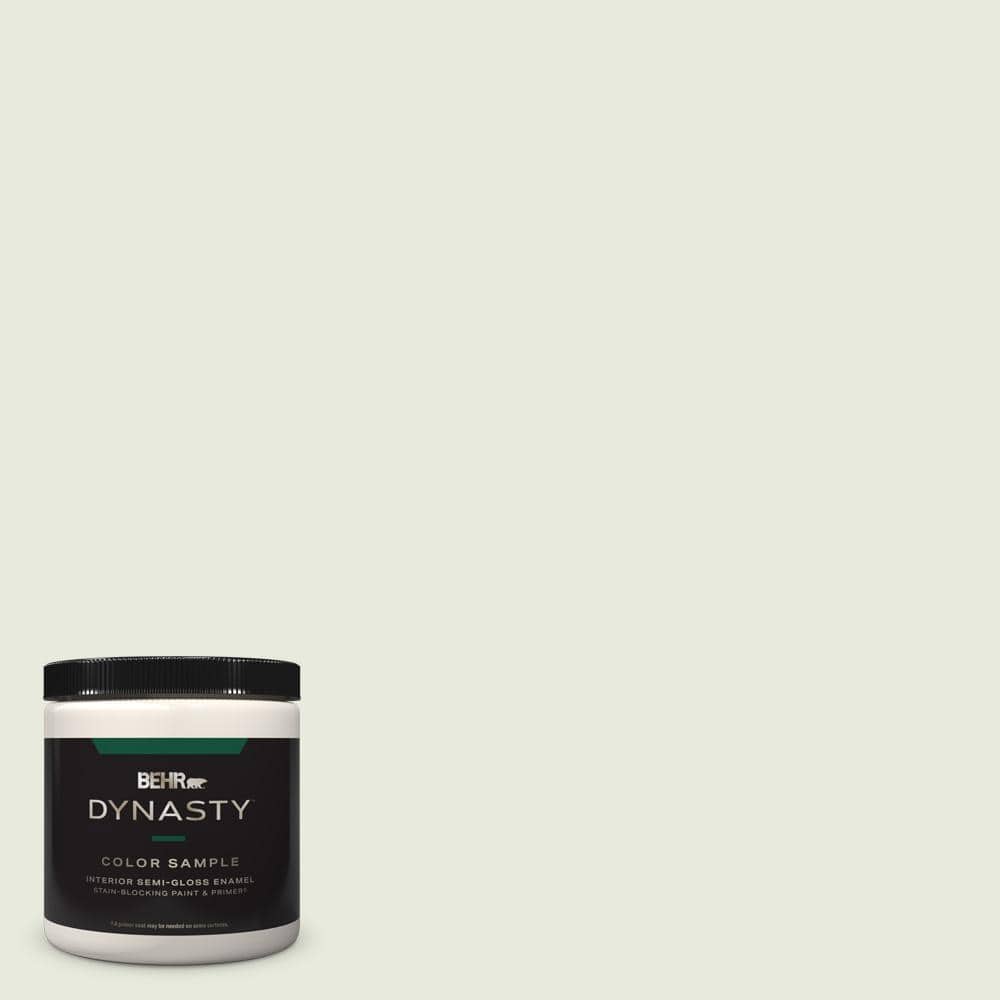 BEHR DYNASTY 8 oz. Designer Collection #DC-013 Harmonious White Semi ...