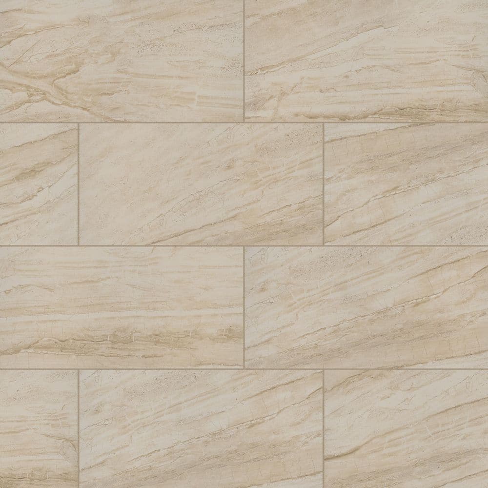 Reviews for TrafficMaster Vigo Beige 12 in. x 24 in. Matte Ceramic ...