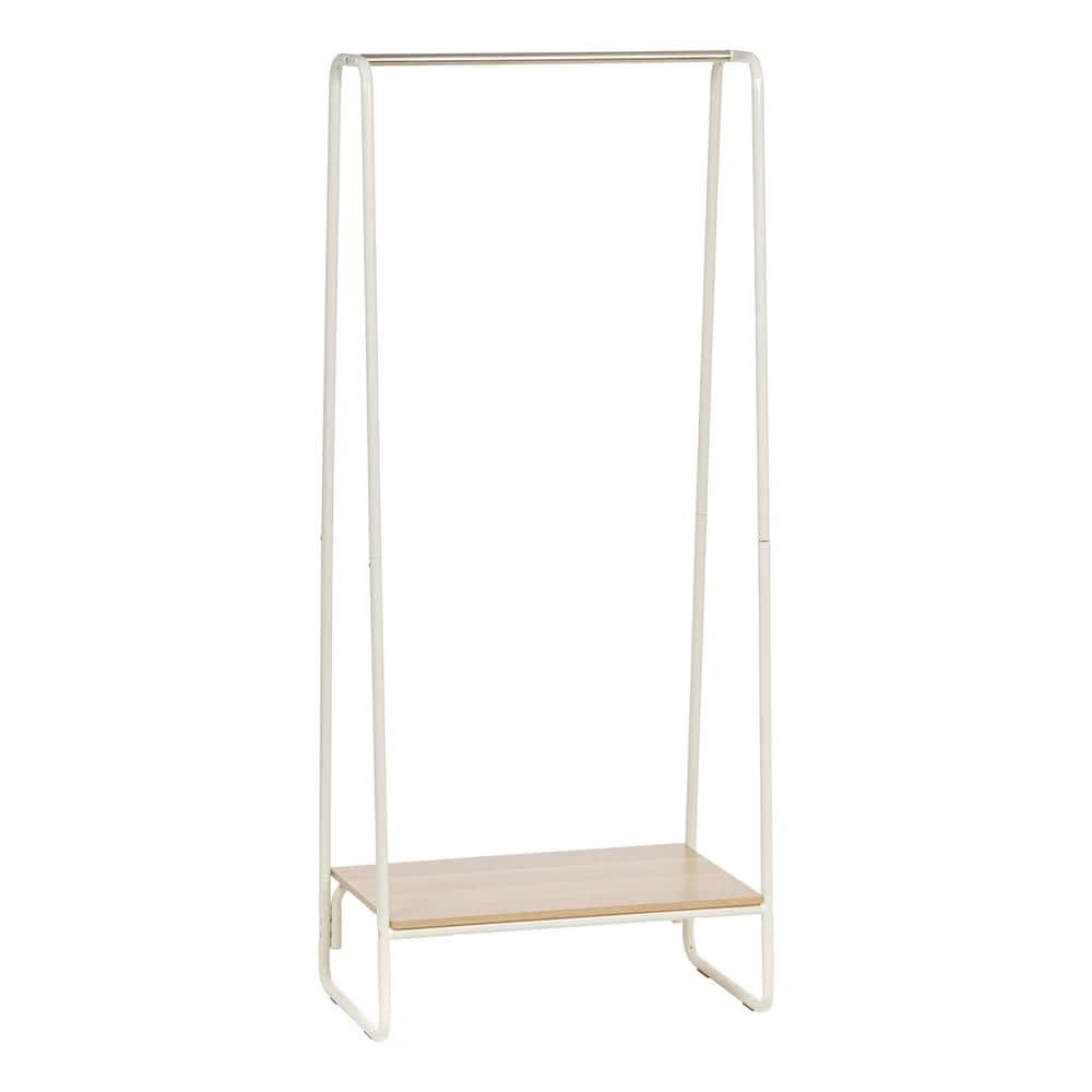 IRIS White Metal Clothes Rack 15.75 in. W x 59 in. H 596237 - The Home ...