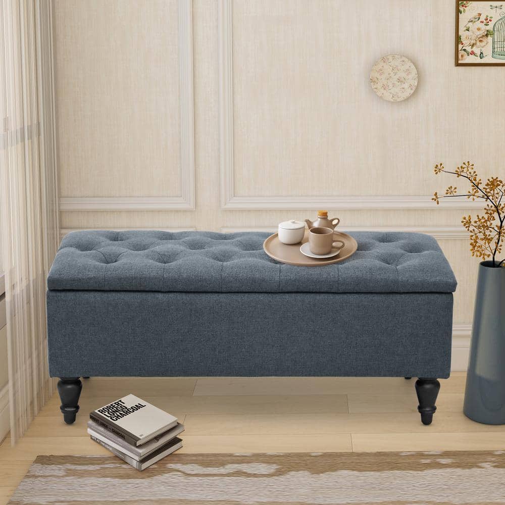 Reviews for Maypex 38 in. W x 17 in. D x 17 in. H Denim Blue ...