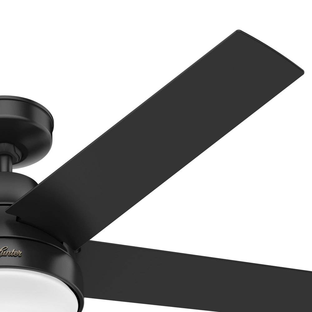 Buy Aerodyne 52 in. Indoor Matte Black Smart Ceiling Fan with Light Kit ...