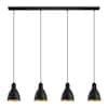 Eglo Priddy 2 39.76 in. W x 82.2 in. H 4-Light Multi Light Linear ...