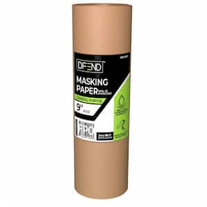 Pratt Retail Specialties 1 ft. x 180 ft. Brown Masking Paper Drop Cloth ...