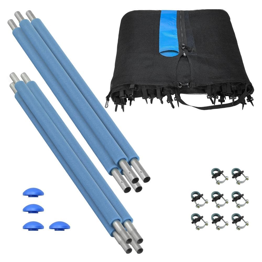 Upper Bounce Machrus Upper Bounce 12ft. Round Trampoline Safety ...