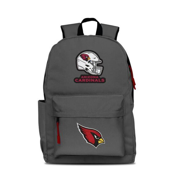 Mojo 17 in. Gray Arizona Cardinals 2-Logo Campus Laptop Backpack ...